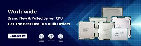 Server Cpus Intel Xeon And Amd Epyc Bulk Supplier And Exporter