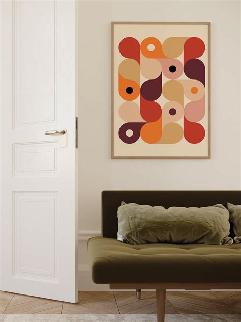 Geometric Flow Poster Luxe Poster Co