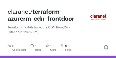 Github Claranetterraform Azurerm Cdn Frontdoor Terraform Module For