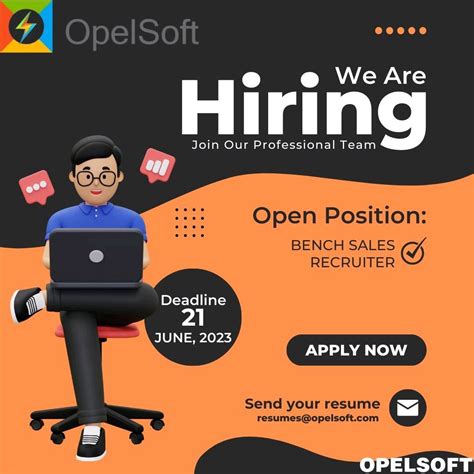 Opelsoft On Linkedin Sales Job Recruiter Experience Opt Opentowork Hyderabadjobs