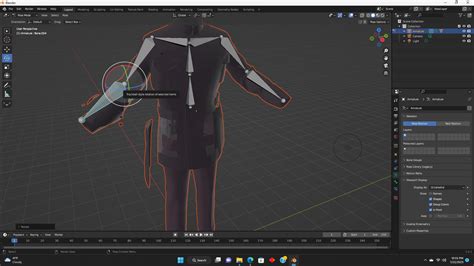 Mesh Breaks When Posing Rblender