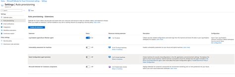 Microsoft Defender For Cloud Environment Settings Auto Provisioning Microsoft Qanda