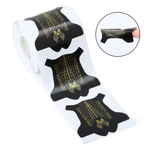 100 шт упак формы для наращивания ногтей расширение советы руководство расширение Французский