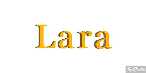 Lara Name Animated GIF Logo Designs