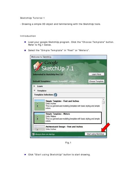Sketchup Tutorial Introduction Pdf