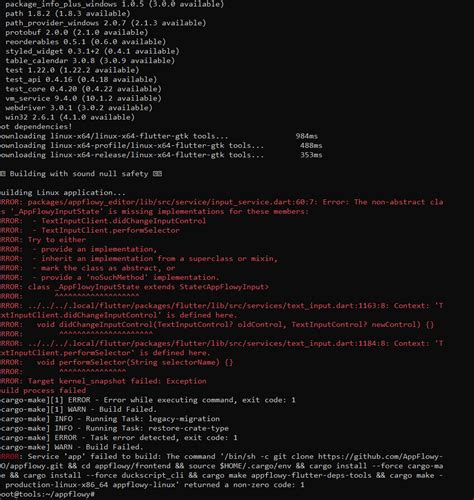 Error During Installation · Appflowy Io Appflowy · Discussion 1749