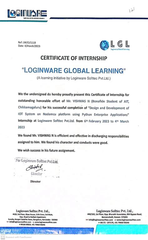 Vishwas N On Linkedin Loginware Internship Opportunity Learning Embeddedsystems Iot