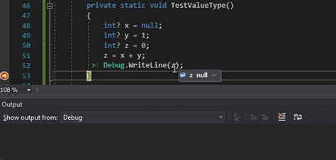 C Why Is Null Not Written To Output Window Stack Overflow
