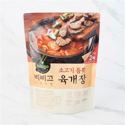 Cj 비비고 소고기듬뿍 육개장 460g 배민스토어