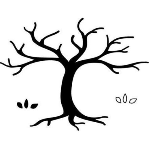 Bare Tree Cut Out And Mounted On Cling Cushioning