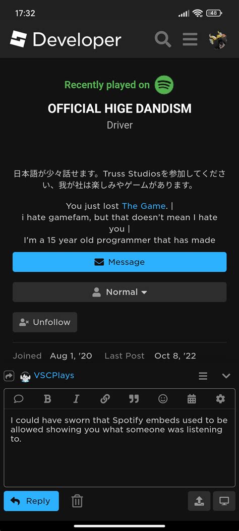 Badges From Shields Io Don T Render Properly On About Me Forum Bugs Developer Forum Roblox
