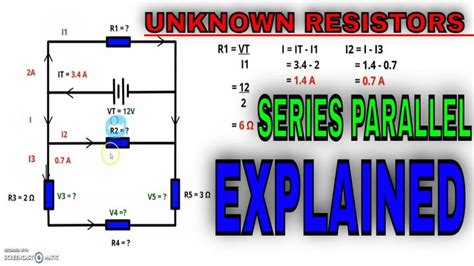 How To Calculate Unknown Resistors Explained In 2022 Series And