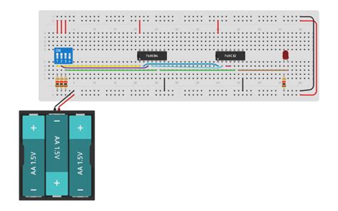 Circuit Design Problema 2 Tinkercad