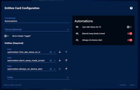 Show Automations On Lovelace Configuration Home Assistant Community