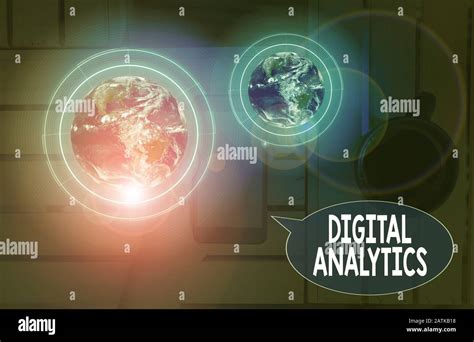Text Sign Showing Digital Analytics Business Photo Showcasing The Analysis Of Qualitative And