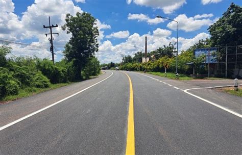 กรมทางหลวงชนบท ซ่อมถนนสาย นม 1015 จ นครราชสีมา เสร็จสมบูรณ์