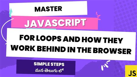 29 mastering javascript for loops a complete guide for beginners