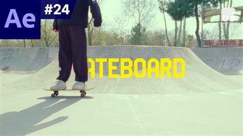 애프터 이펙트 강좌 24 지나가면 문자가 나타나는 효과 Youtube