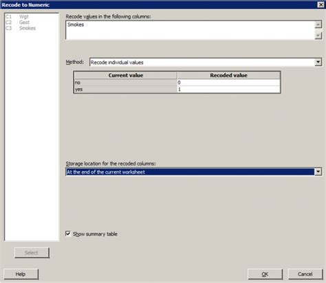 Code A Text Variable Into A Numeric Variable Stat 501