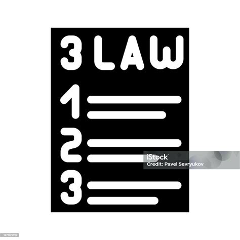 아이작 아시모프 3 로봇 글리프 아이콘 벡터 일러스트의 법칙 과학에 대한 스톡 벡터 아트 및 기타 이미지 과학 기계류 로고 Istock