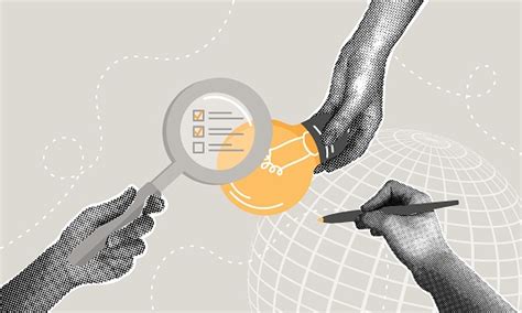 트렌디한 하프톤 콜라주 아이디어의 개념화 시장 조사를 통한 아이디어 검증 비즈니스 실행 가능성 비즈니스 아이디어의 수익성 평가 C 돋보기 아이디어 수익성 분석 개발에 대한