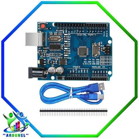 arduino uno smd ch340 con cable normal calidad