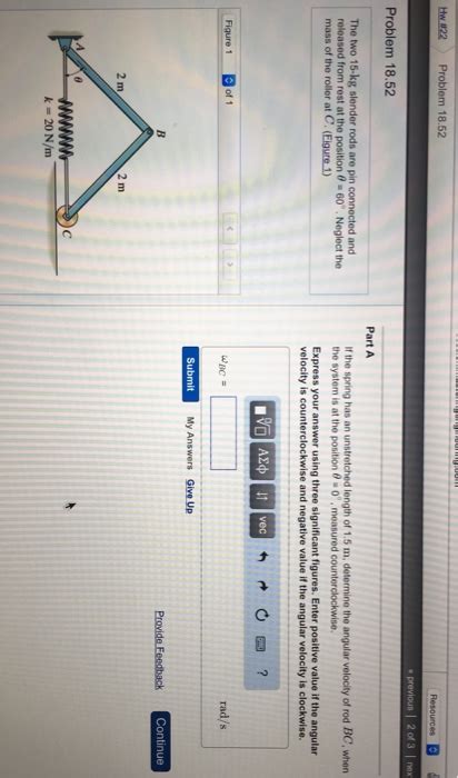 Solved Hw Problem Problem Part A The Two Chegg Com
