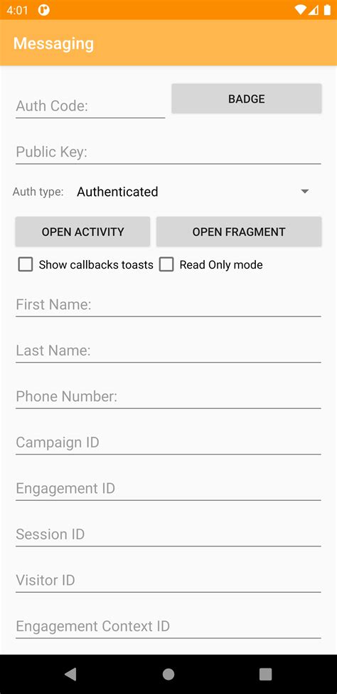 Mobile App Messaging Sdk For Android — Sample App Liveperson