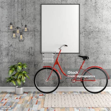 빈 프레임 및 자전거 3d 인테리어 두발자전거에 대한 스톡 벡터 아트 및 기타 이미지 두발자전거 사무실 자전거 타기