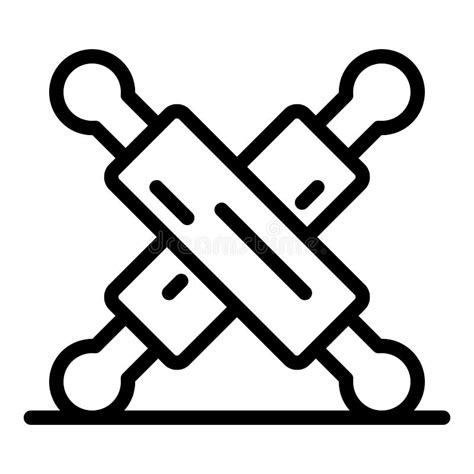 Twee Het Rollen De Omlijnstijl Van Het Pictogramoverzicht Van Spelden