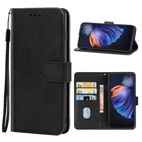 Leather Phone Case For Tecno Camon Pro Black Alexnld Com