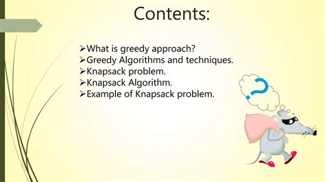 Fractional Knapsack Problem Pptx