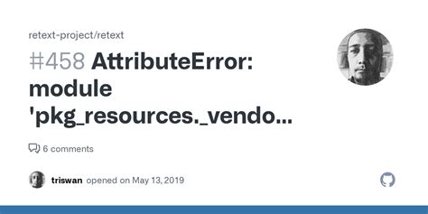 AttributeError Module Pkg Resources Vendor Packaging Has No Attribute Version Issue