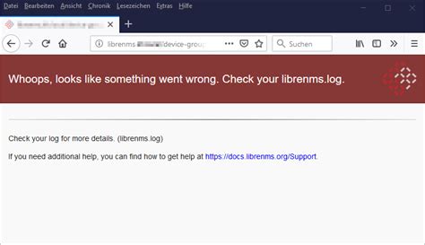 error on adding a new device group help librenms community
