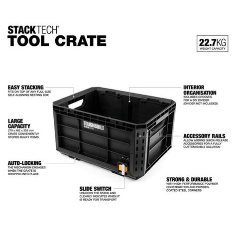 Toughbuilt Stacktech Tool Crate Bunnings New Zealand Toughbuilt Stacktech Tool Crate Bunnings New Zealand