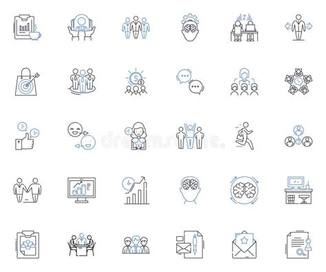Customer Service And Satisfaction Line Icons Collection Satisfaction Loyalty Engagement