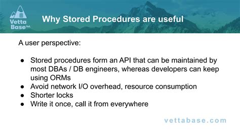 Mariadb Stored Procedures And Why They Should Be Improved Pdf