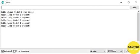 Arduino Basics Code Structure The Geek Pub