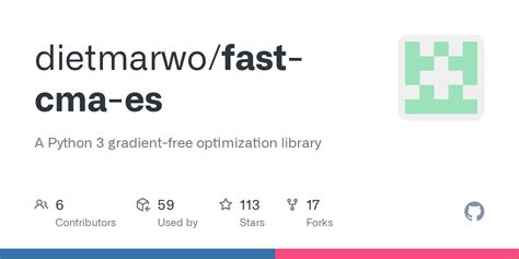 github dietmarwo fast cma es a python 3 gradient free optimization library