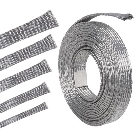 Tinned Copper Braid Metal Cable Shielding Sleeve Ground