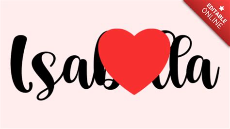 Isabella Text Effect Generator TextStudio