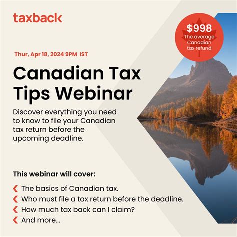 Taxback On Linkedin Register Now For Taxbacks Free Canadian Tax Tips