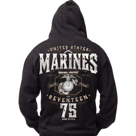 Usmc Hoodies 762 Design