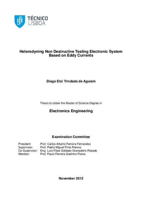 Pdf Heterodyning Non Destructive Testing Electronic System Based On