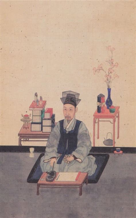 조선 19세기 비단에 색 55 8x34 9cm 일암관 2023 인물화 그림 새