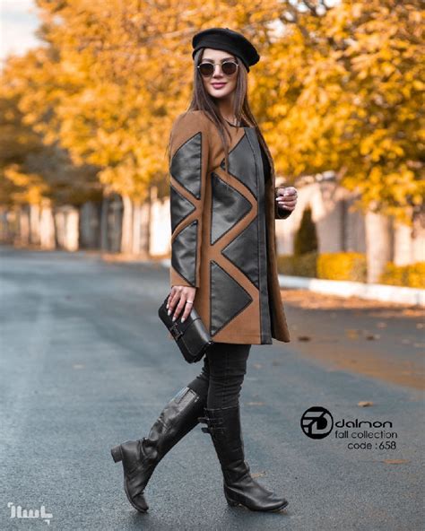 جزئیات محصول پالتوی ترکیبی چرم و فوتر دوخت مزونی مدل Lco40 پاساژ