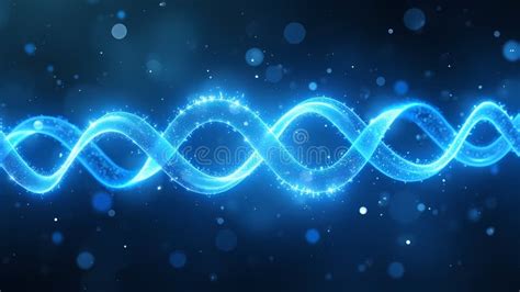 Abstract Representation Of Dna Genetic Code Science And