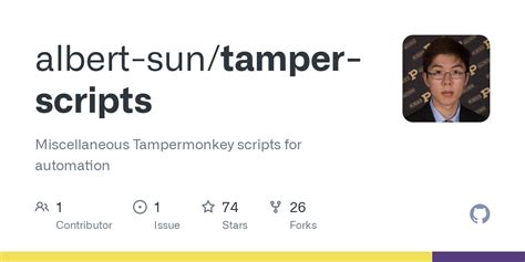 Github Albert Sun Tamper Scripts Miscellaneous Tampermonkey Scripts