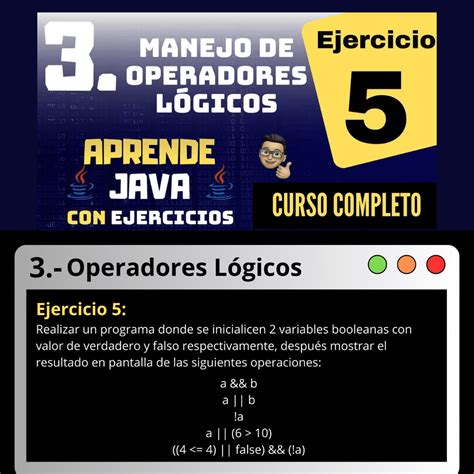 Manejo De Operadores Lógicos En Java Ejercicio 5 Fredy Geek