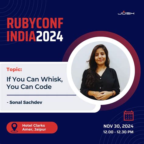 Josh Software Inc On Linkedin Rubyconfindia Rubycinfindia2024